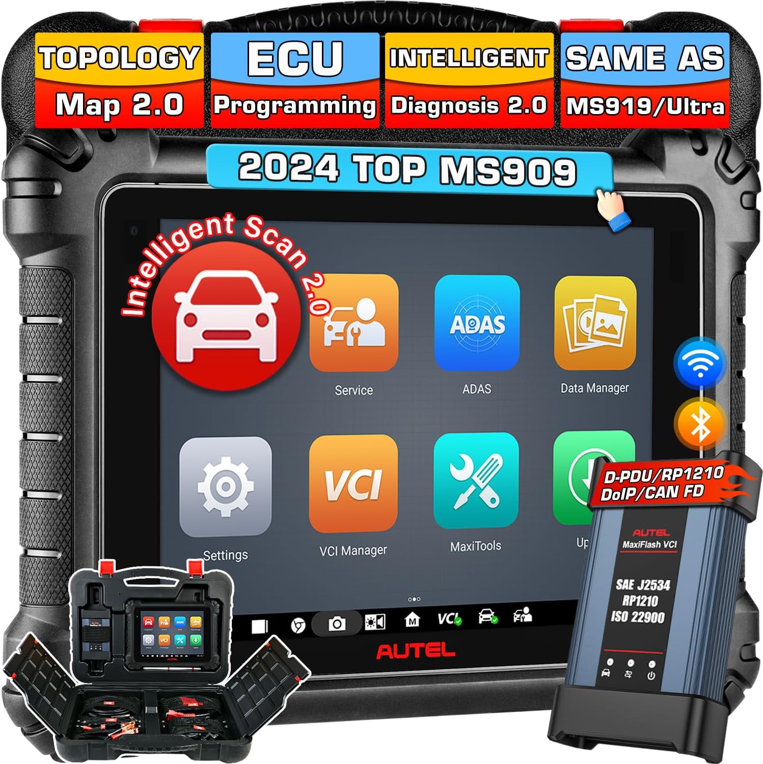 Amazon.com: Autel MaxiFlash VCMI J2534-1 and J2534-2 Pass-Thru ECU ...