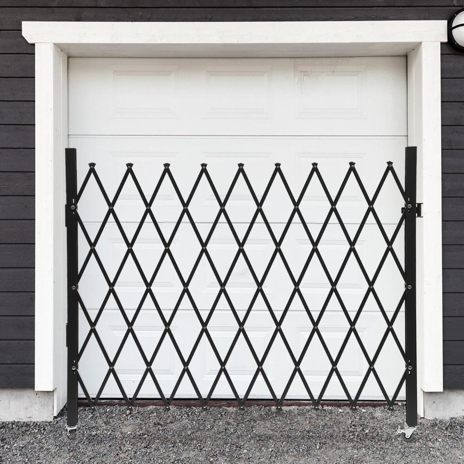 Snapklik.com : Single Folding Security Gate 48" H X 71" W Folding Door ...