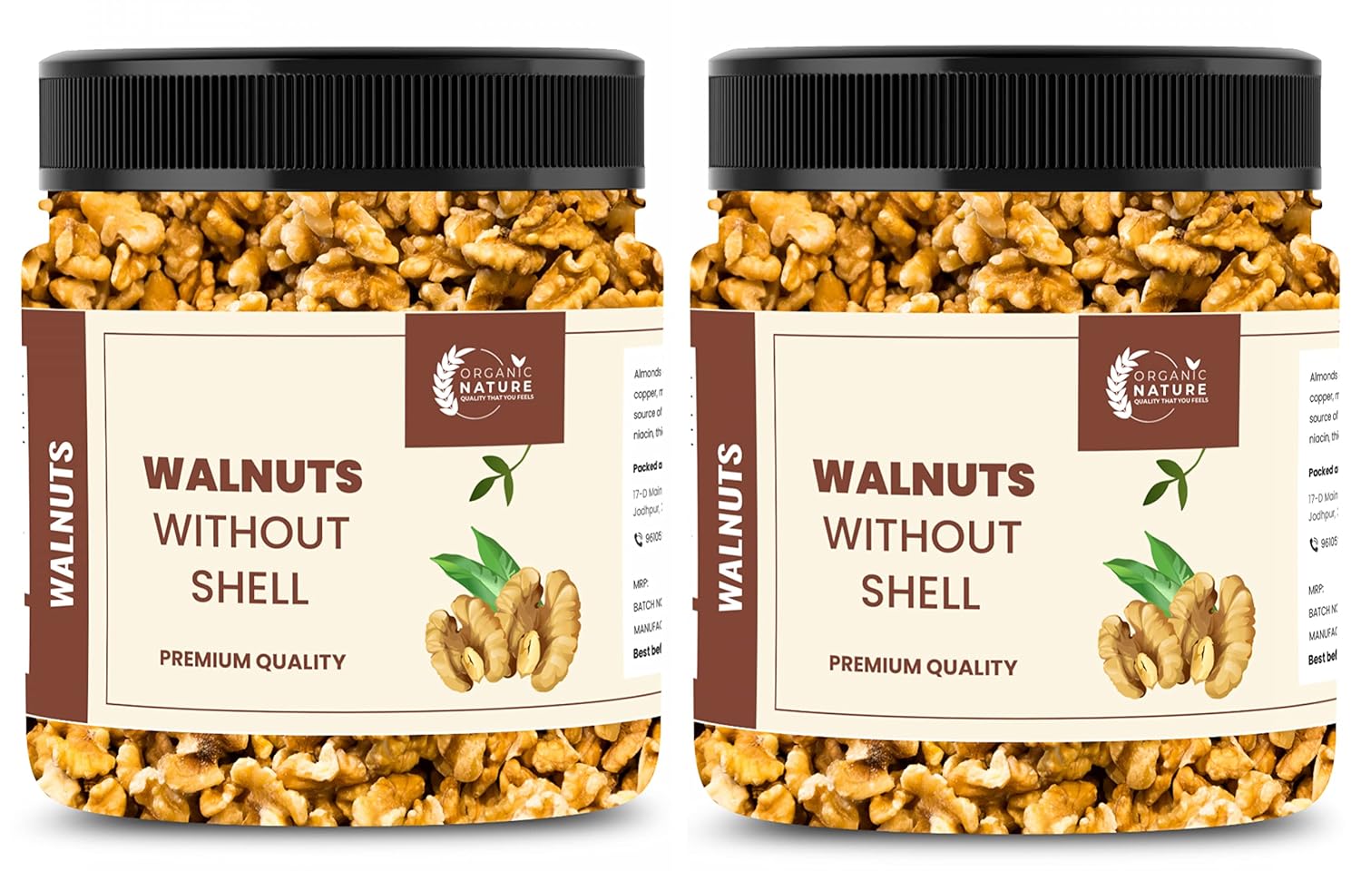 Organic Nature Kashmiri Walnut Kernels Akhrot Giri Without Shell ...