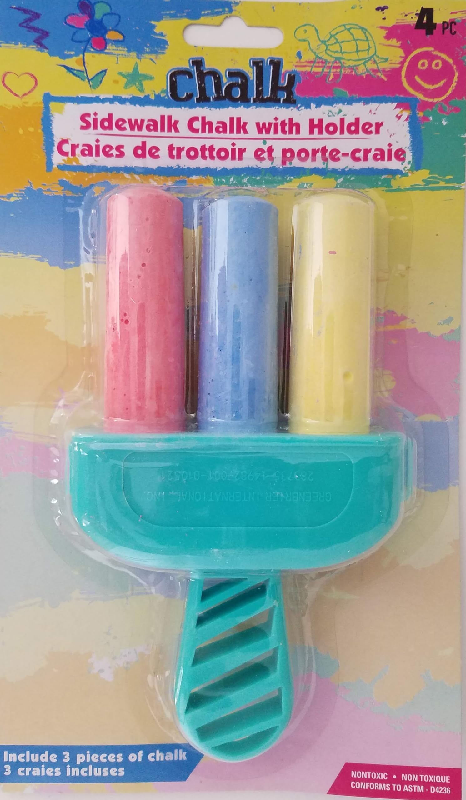 Amazon.com: 3 Piece Sidewalk Chalk : Toys & Games