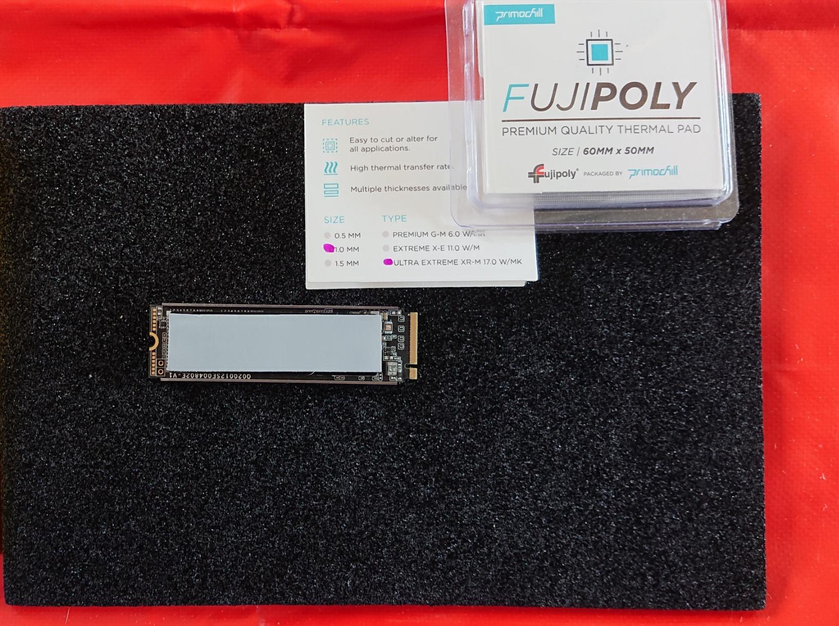 Amazon.com: Fujipoly/mod/smart Ultra Extreme XR-m Thermal Pad - 60 x 50 ...