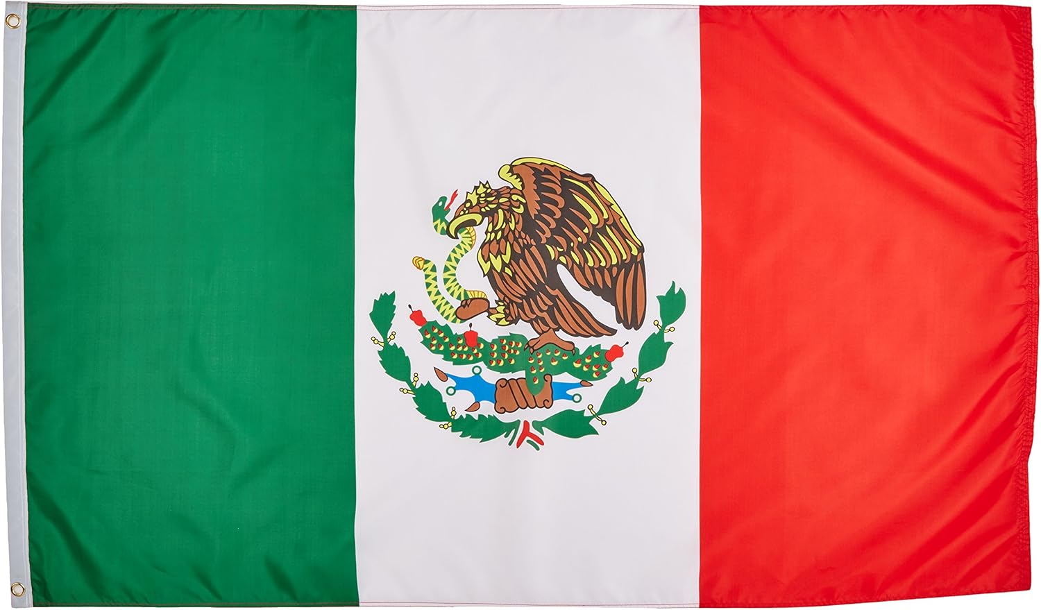 Amazon.com : Quality Standard Flags Mexico Polyester Flag, 3 by 5 ...