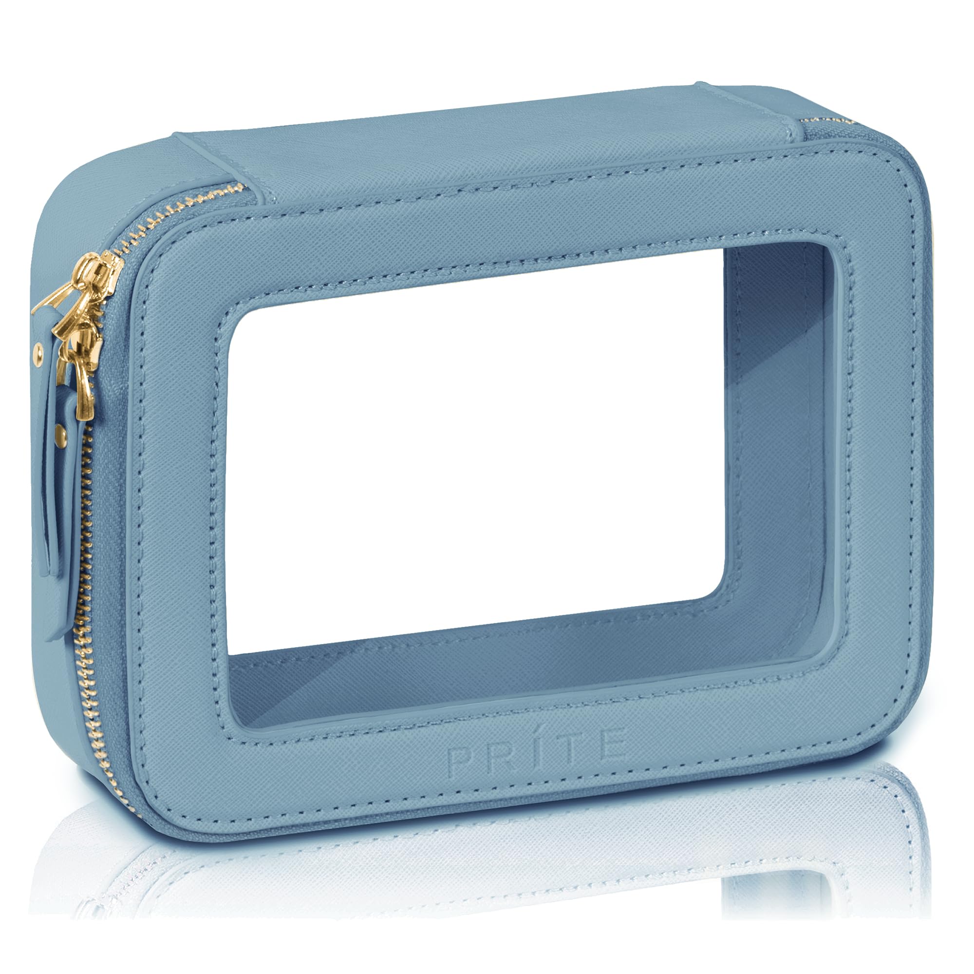 Amazon.com: Prite Clear Makeup Bag Cosmetic Organizer Case Waterproof Travel Toiletry Bag ...