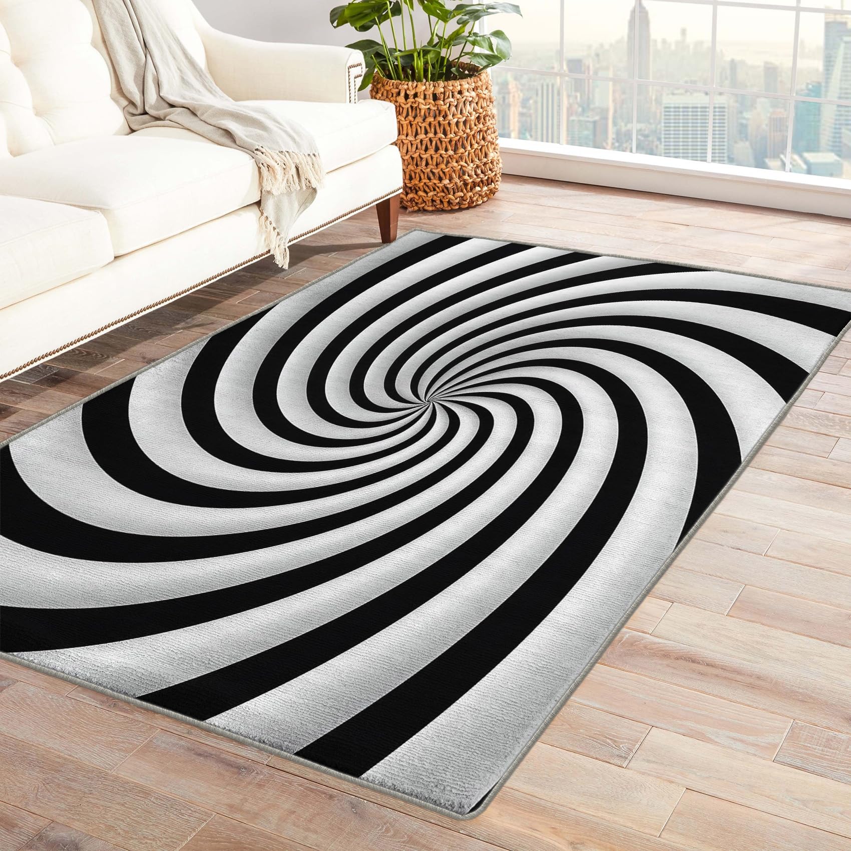Amazon.com: 3D Vortex Optical Illusion Rug & Home Decor - 2x3 Rug ...