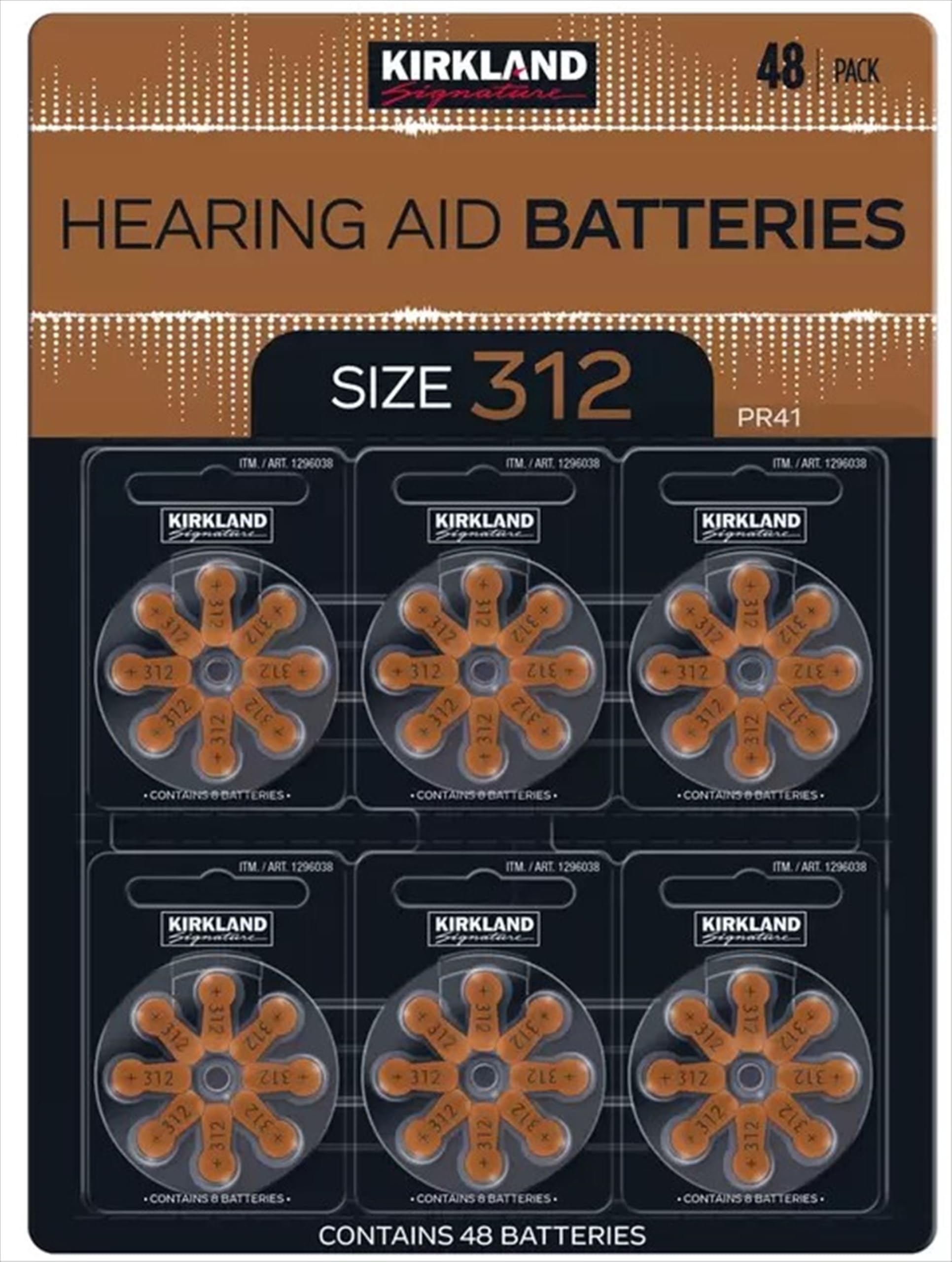 Hearing aid Batteries Size 312 1.45 Volt Mercury Free : Amazon.ca ...
