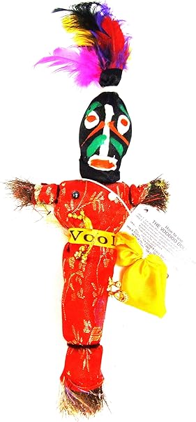 Amazon.com: Mardi Gras World Voodoo Doll Good Luck Power Money Wealth ...