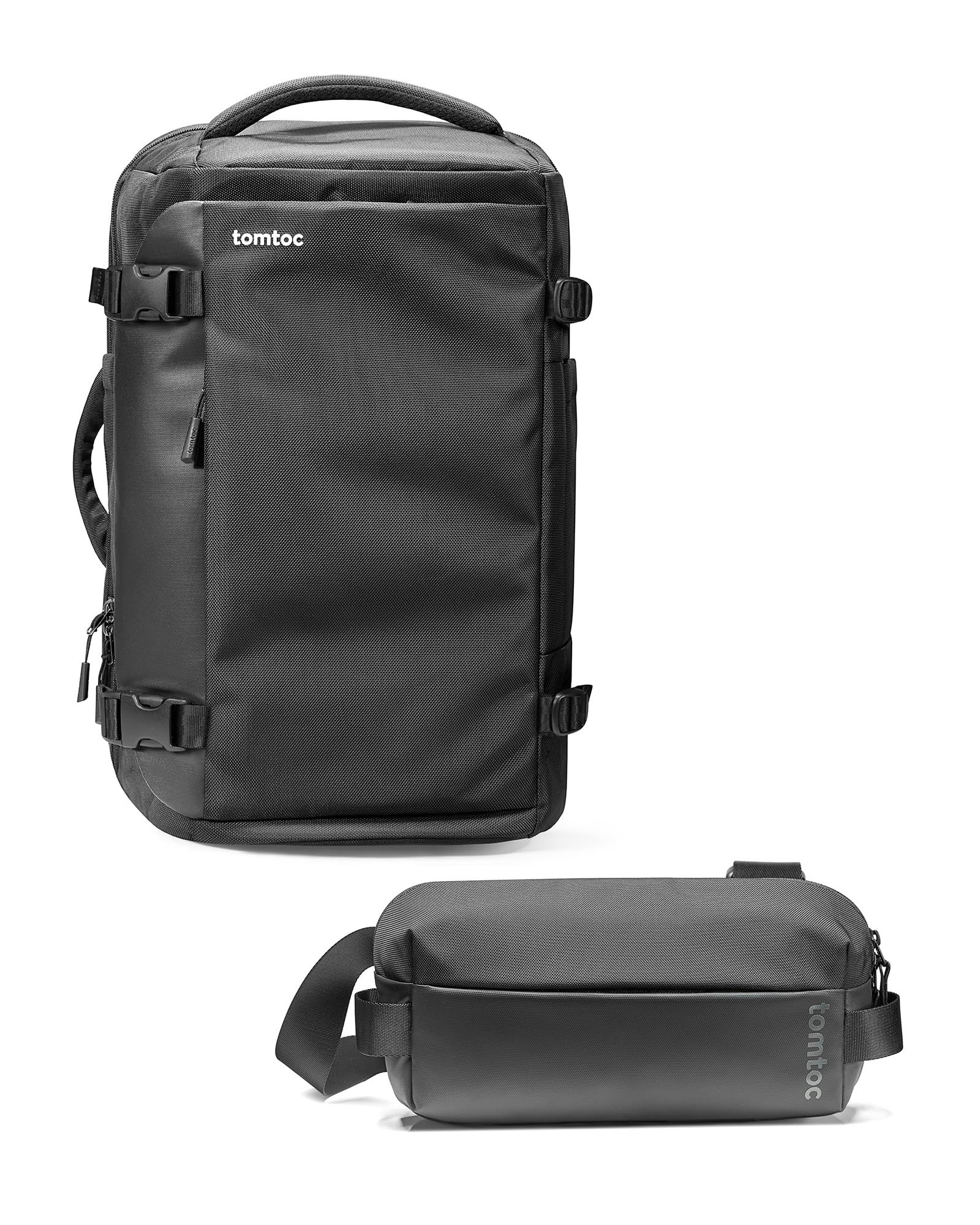 Amazon.com: tomtoc Travel Backpack 40L & Compact EDC Sling Bag ...