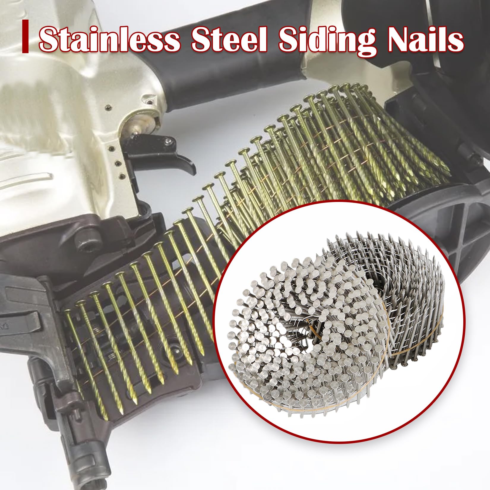 Snapklik.com : Findmall 3600 Count 1-3/4-Inch X .090-Inch Ring Shank ...