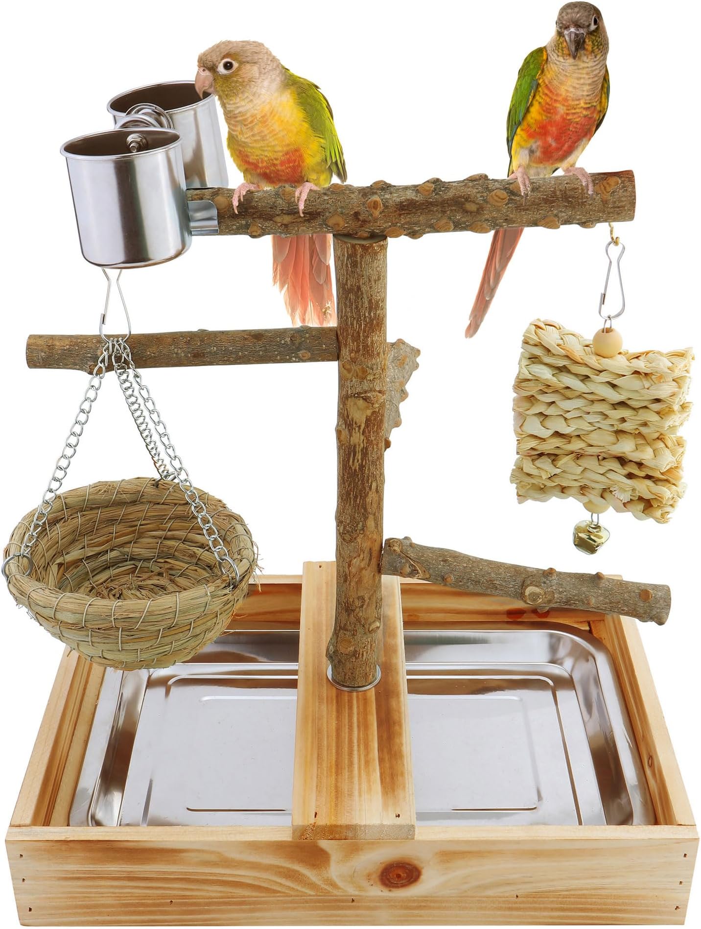 Amazon.com : KINTOR Bird Stand Tabletop,Portable Tee Stand, Parrot Play ...