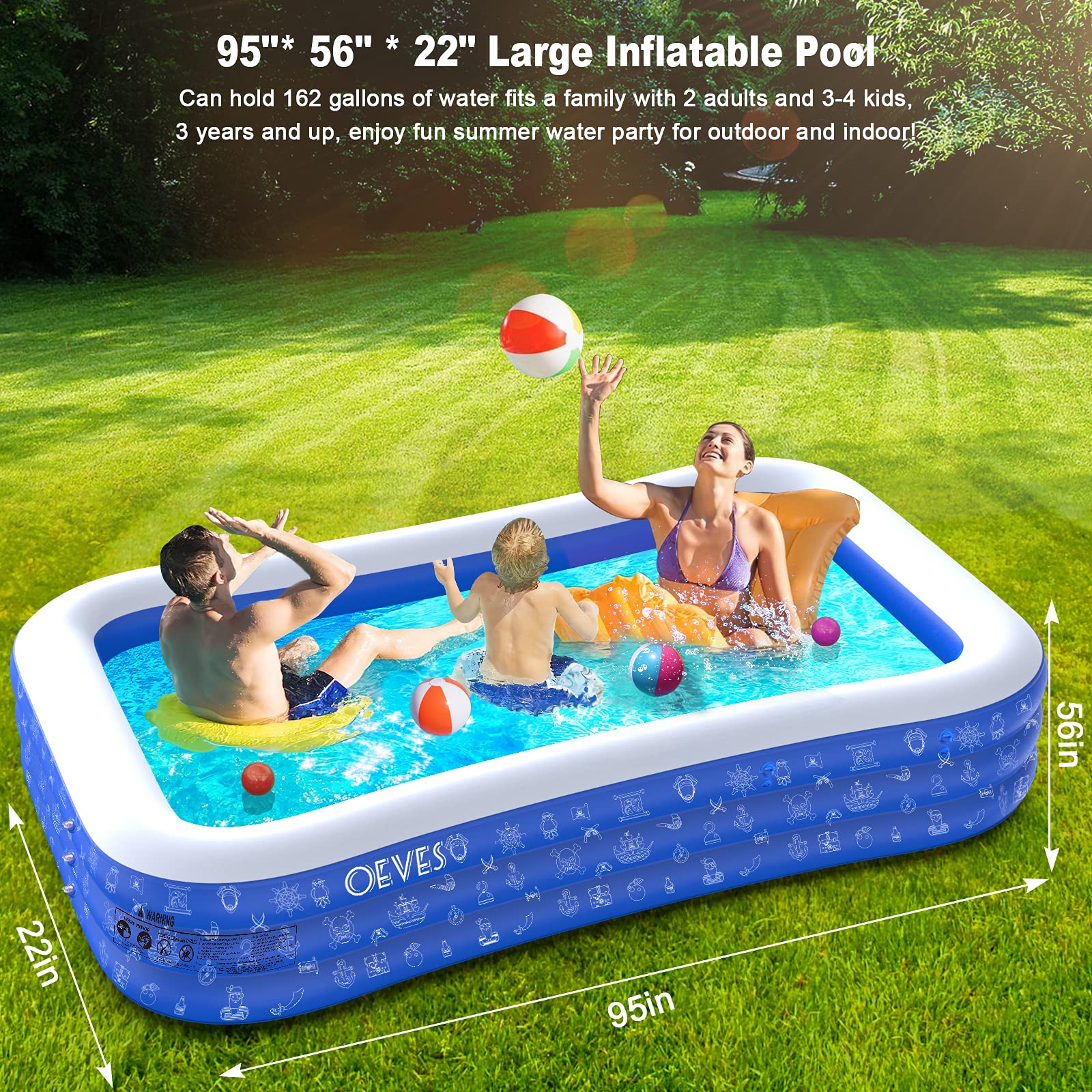 Piscina inflable para niños y...B08XYK5FJ3 | Encarguelo.com