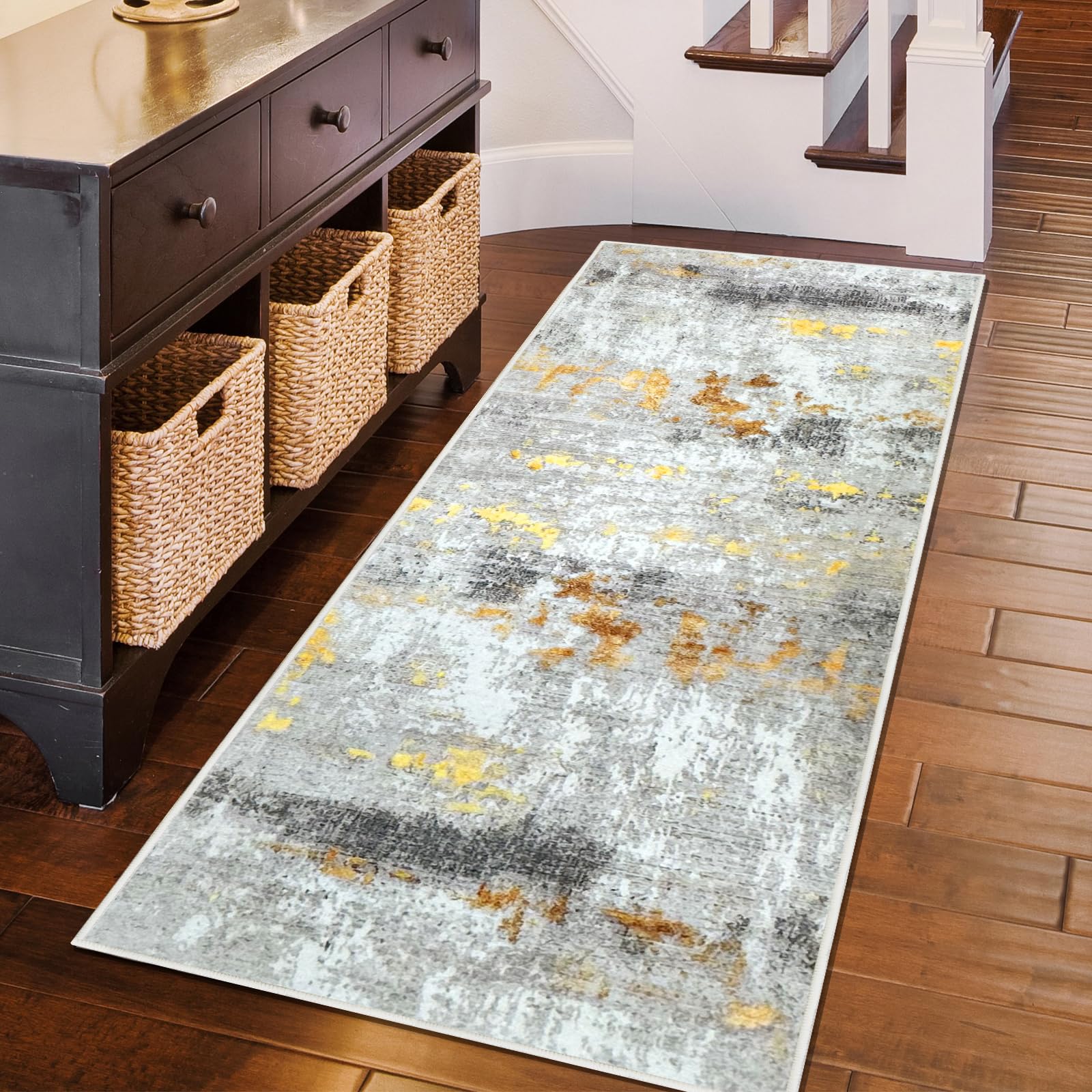 Amazon.com: Heyroll Washable Area Rug, 2X6FT Hallway Runner Rug Carpet ...