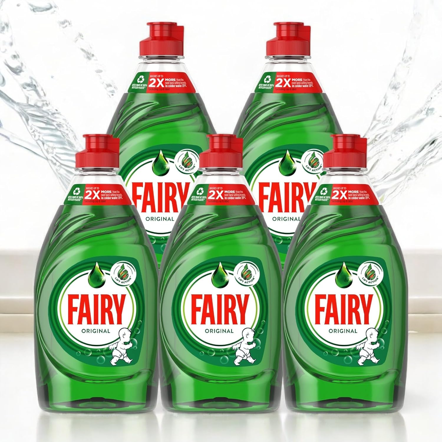 Fairy Original Washing Up Liquid 5 x 320ml - Fairy liquid Bulk buy ...