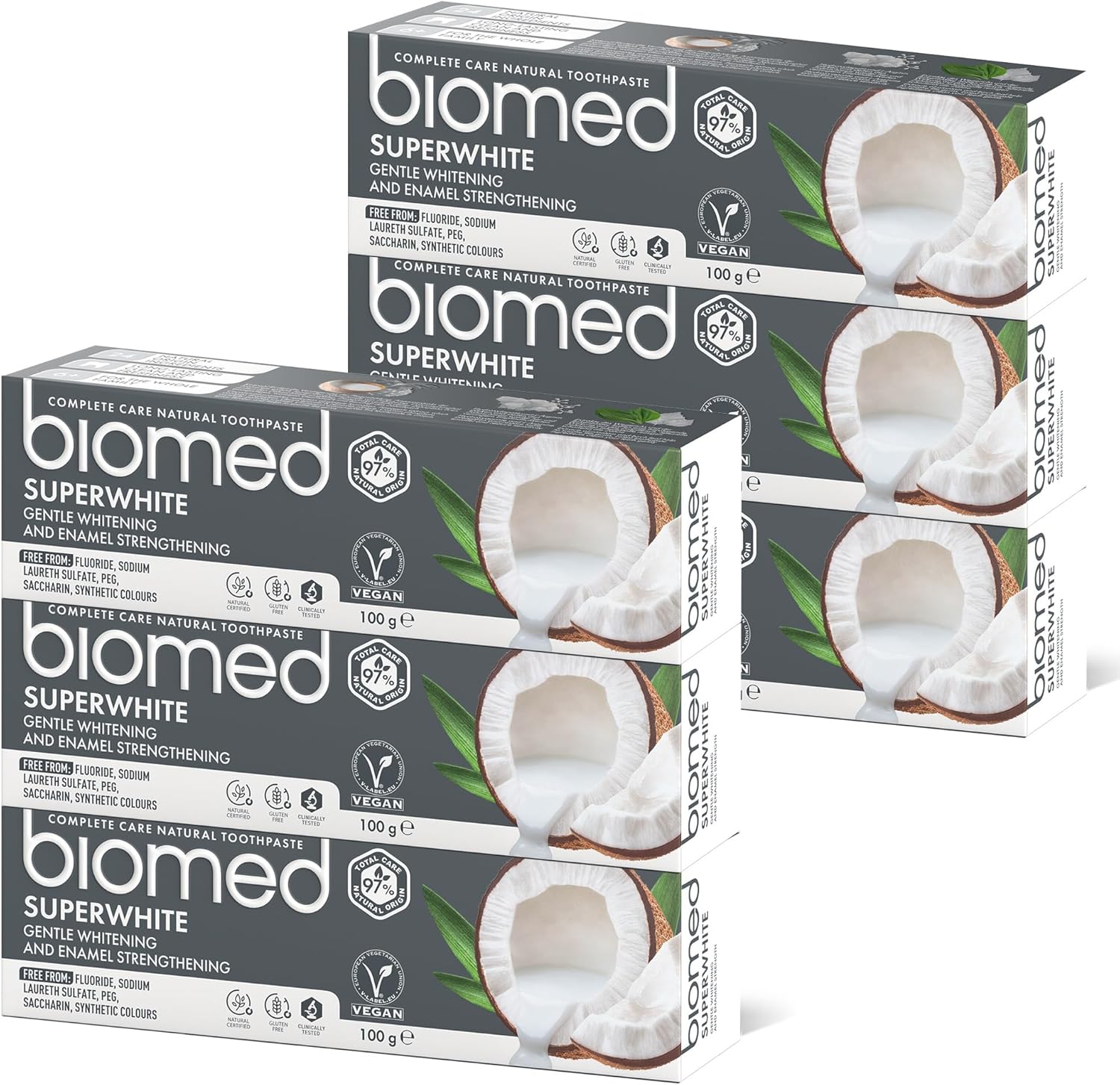 Biomed Superwhite 97% Natural Whitening Toothpaste | Enamel ...