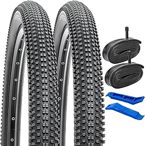 Amazon.com : YUNSCM 2-PCS 26" Mountain Bike Tires 26x2.35/57-559 and 26" Heavy Duty Bike Tubes ...