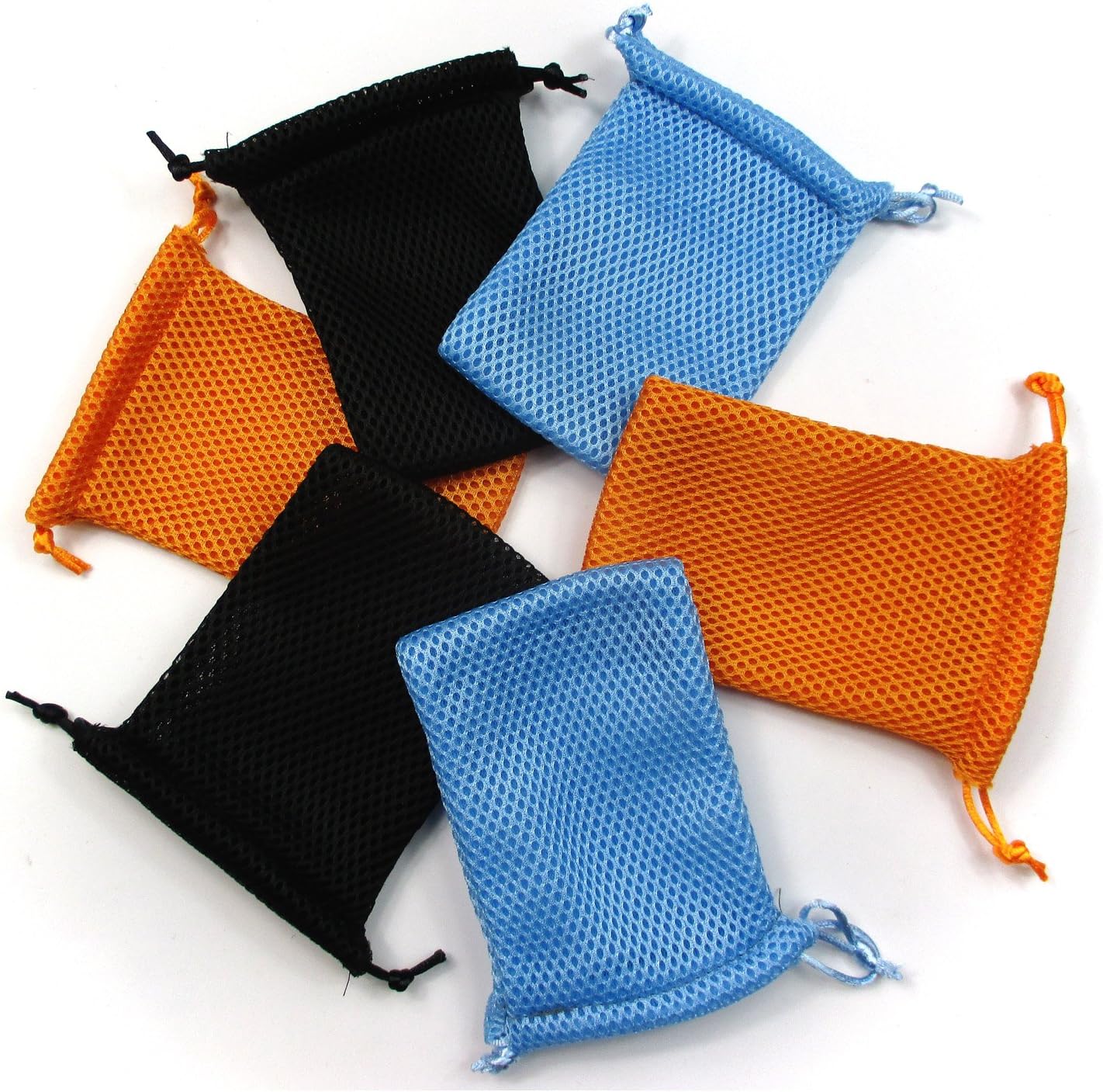 Amazon.com: 6pcs Nylon Mesh Drawstring Bag Pouches for Mini Stuff ...
