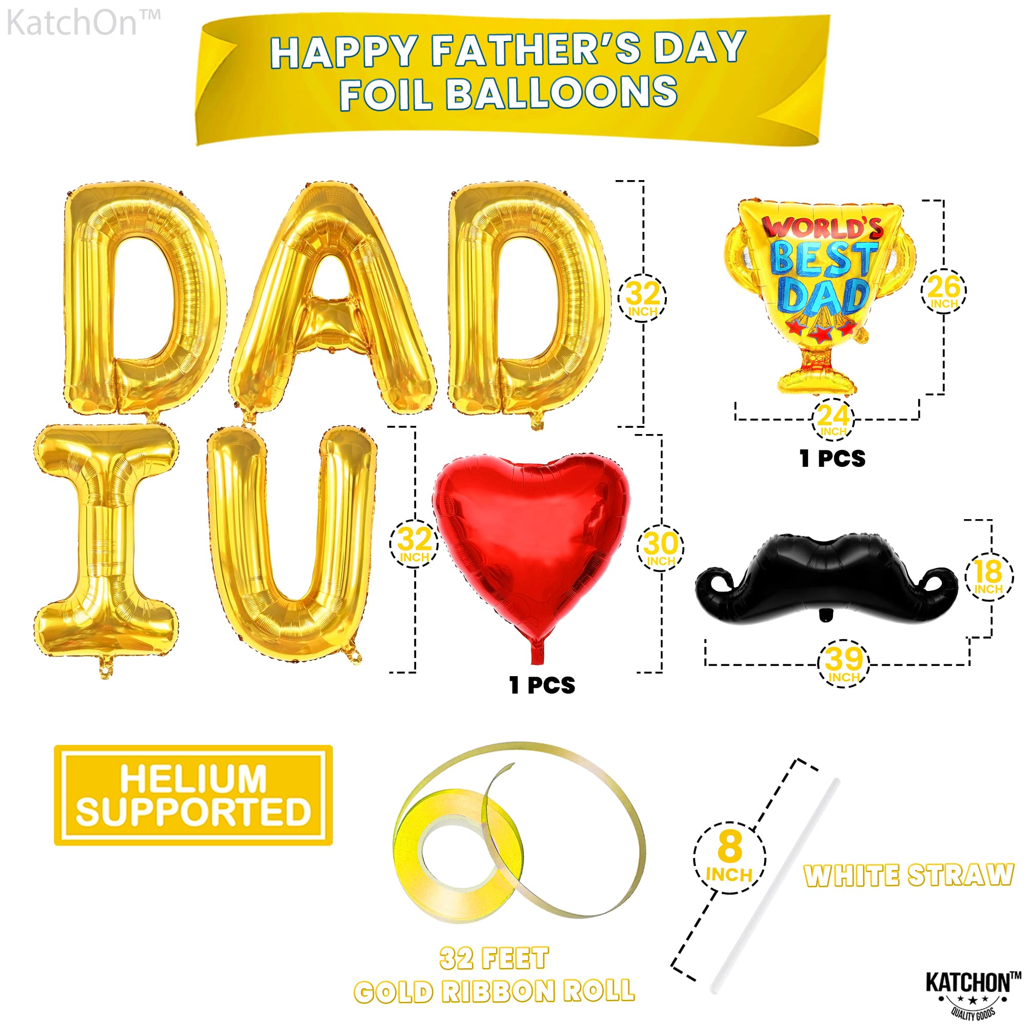 Snapklik.com : KatchOn, Fathers Day Balloons