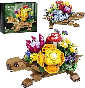 Amazon.com: Sea Turtle Succulent Planter Building Set, Compatible with ...