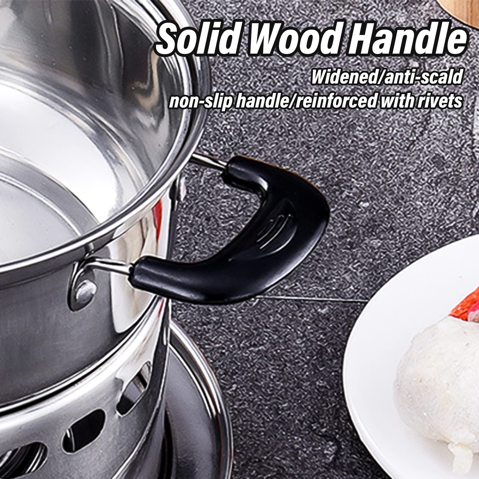 Hot Pot Alcohol Stove, Spirit Cooker with Pot, Camping Stoves Set, Gas ...