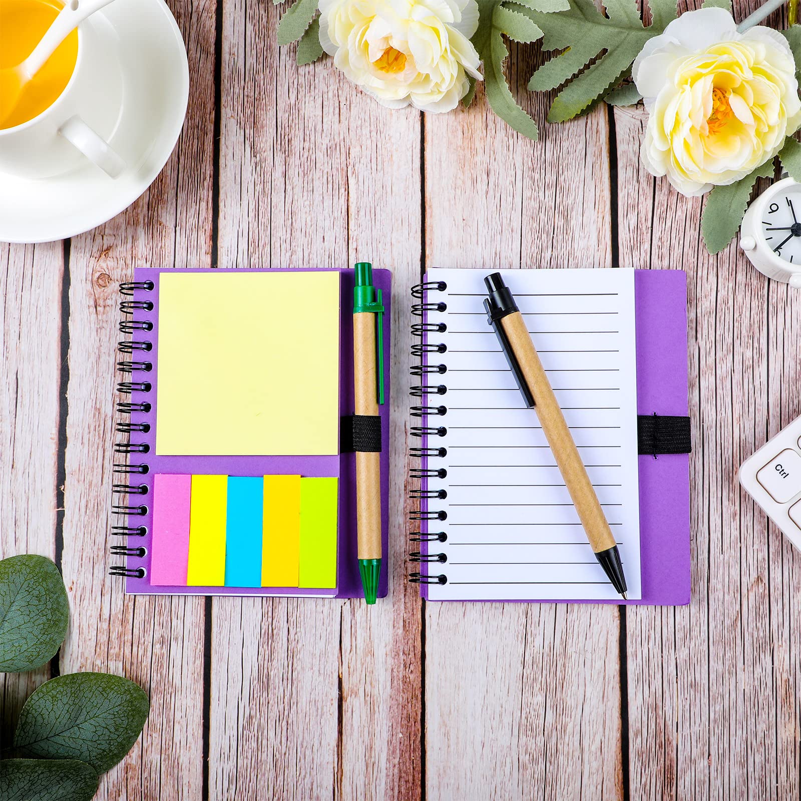 Snapklik.com : TOODOO 4 Packs Spiral Notebook Lined Notepad