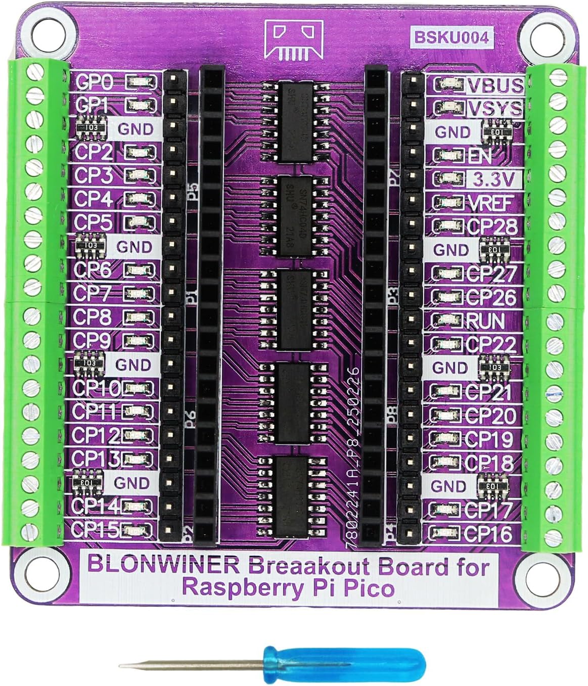 Amazon.com: sb components Raspberry Pi Pico Breadboard Kit with Raspberry Pi Pico for Multi ...