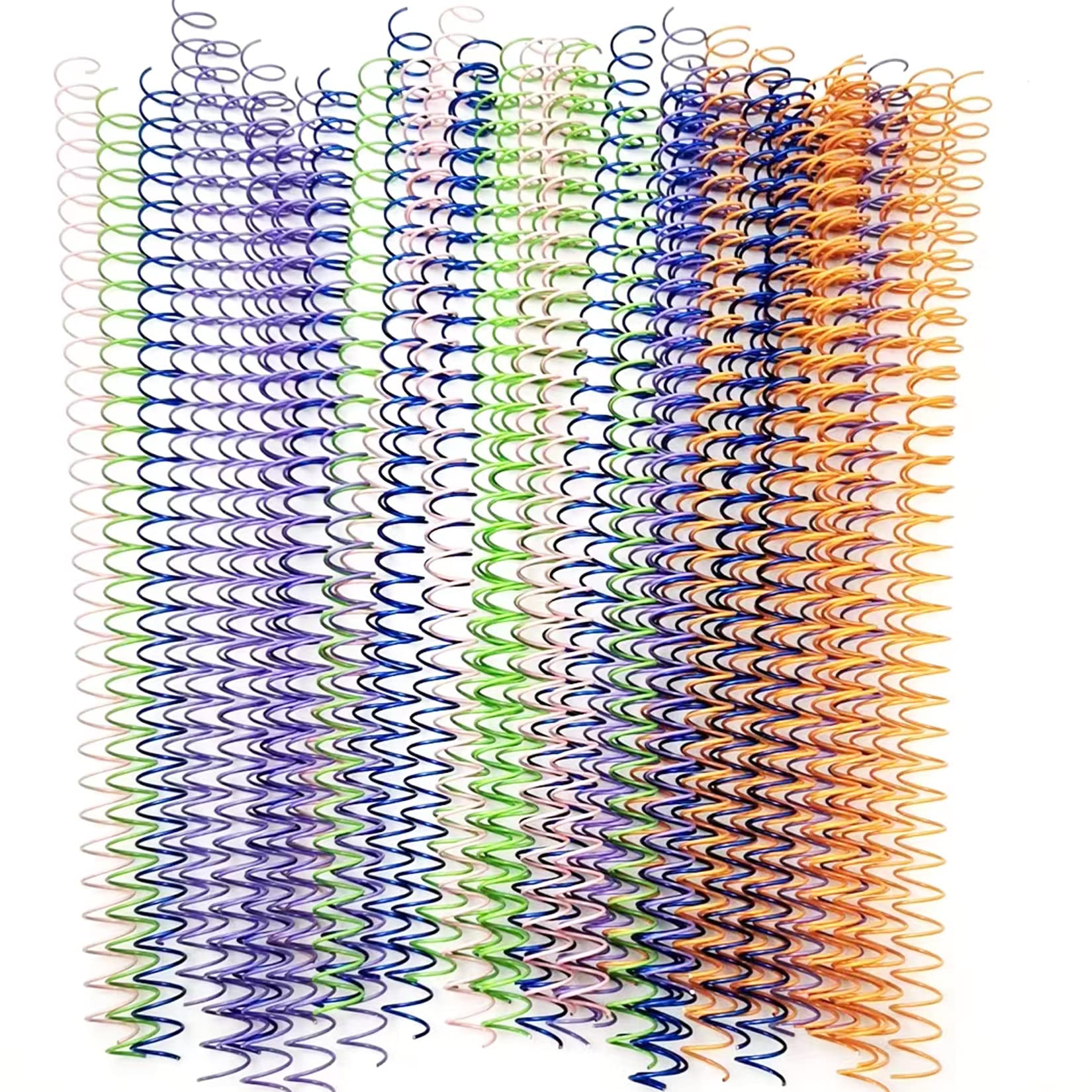 Amazon.com: Markeny 50 PCS Multicolor Plastic Spiral Binding Coils ...