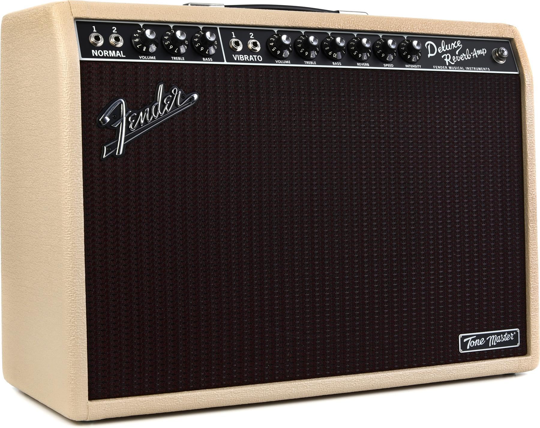 Amazon.com: Fender Tone Master Deluxe Reverb Guitar Amplifier, Blonde ...