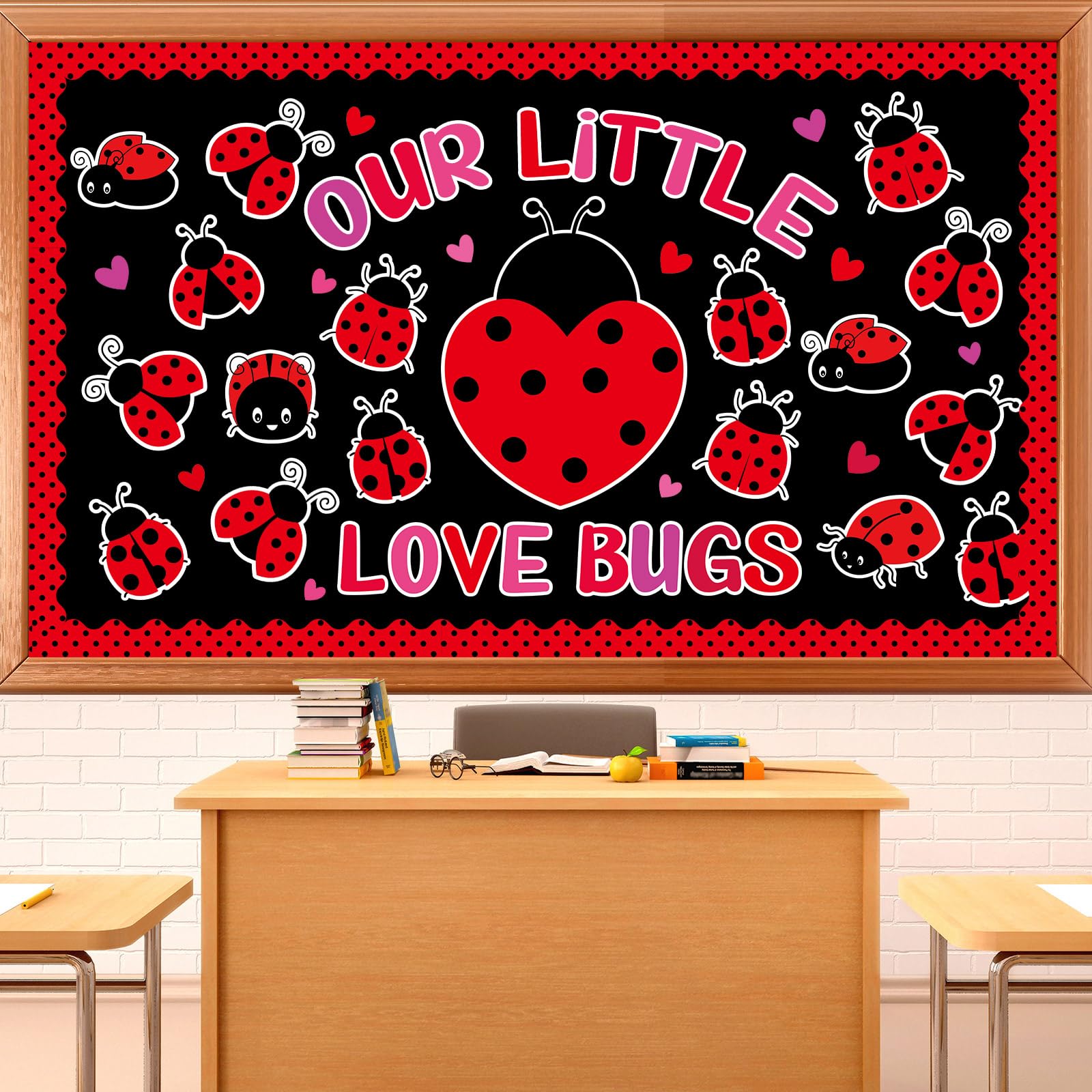 Amazon.com: Valentine's Day Bulletin Board Decorations Valentines Day ...