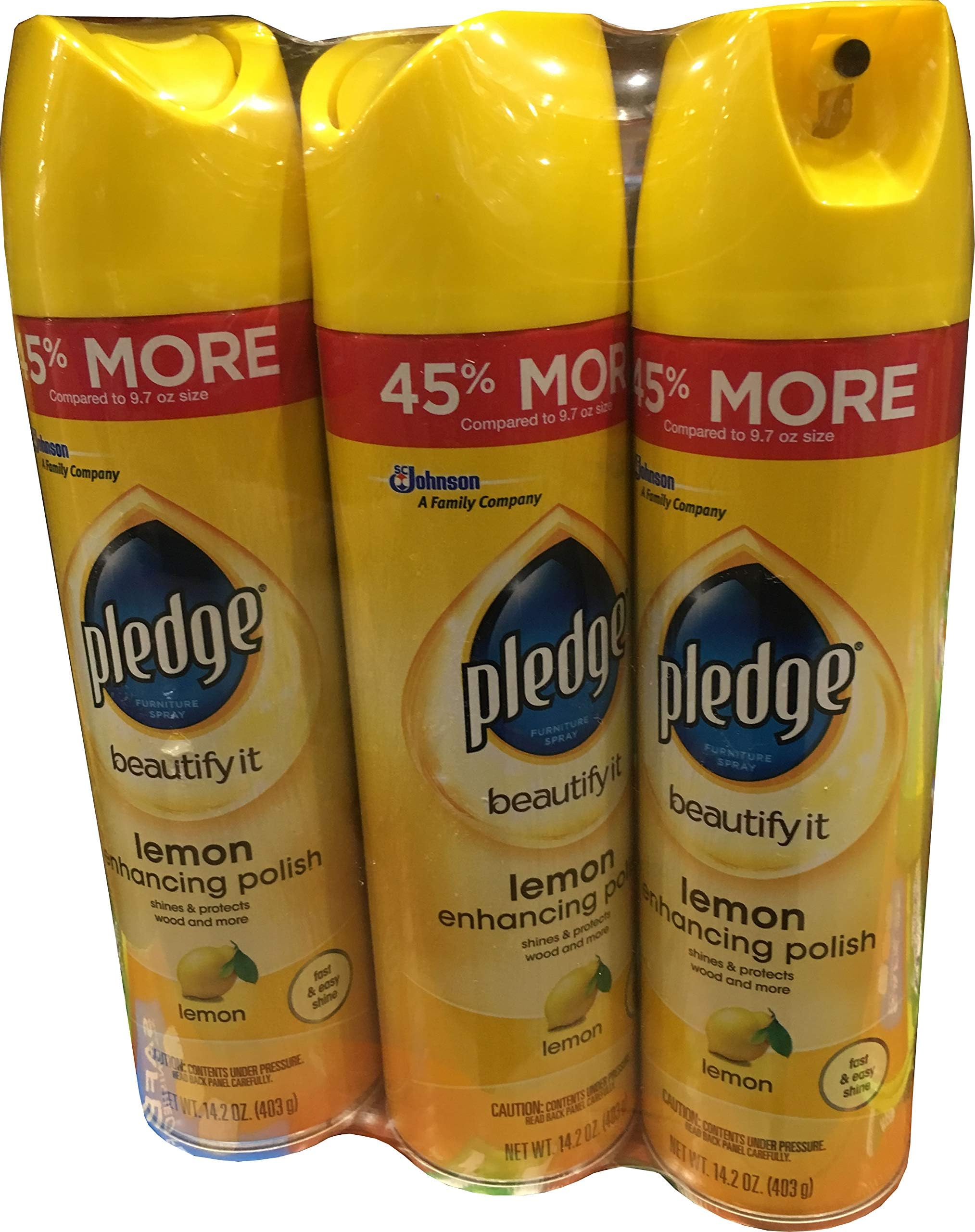 Amazon.com: Pledge Expert Care Lemon Enhancing Polish, Aerosol, Lemon ...