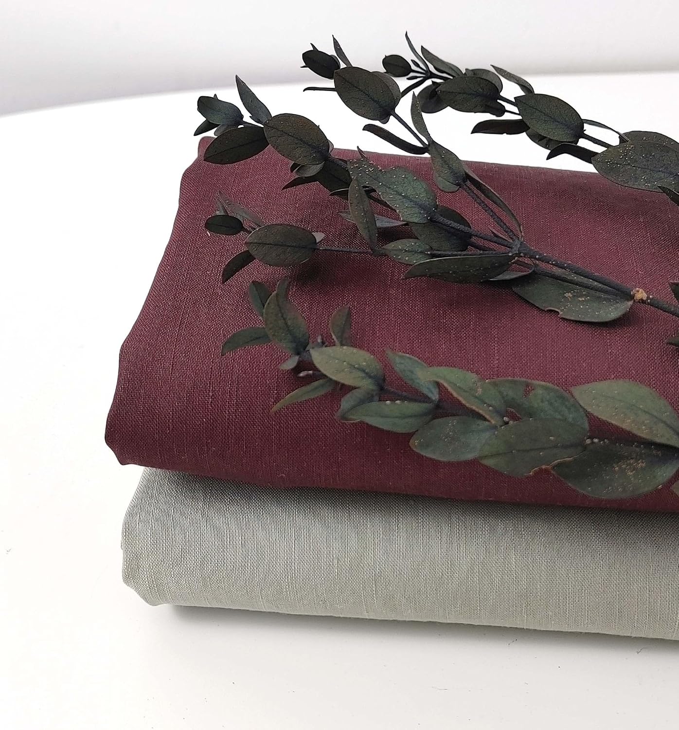 Amazon.com: Medium Weight Linen Rayon Stretch Fabric - Versatile ...
