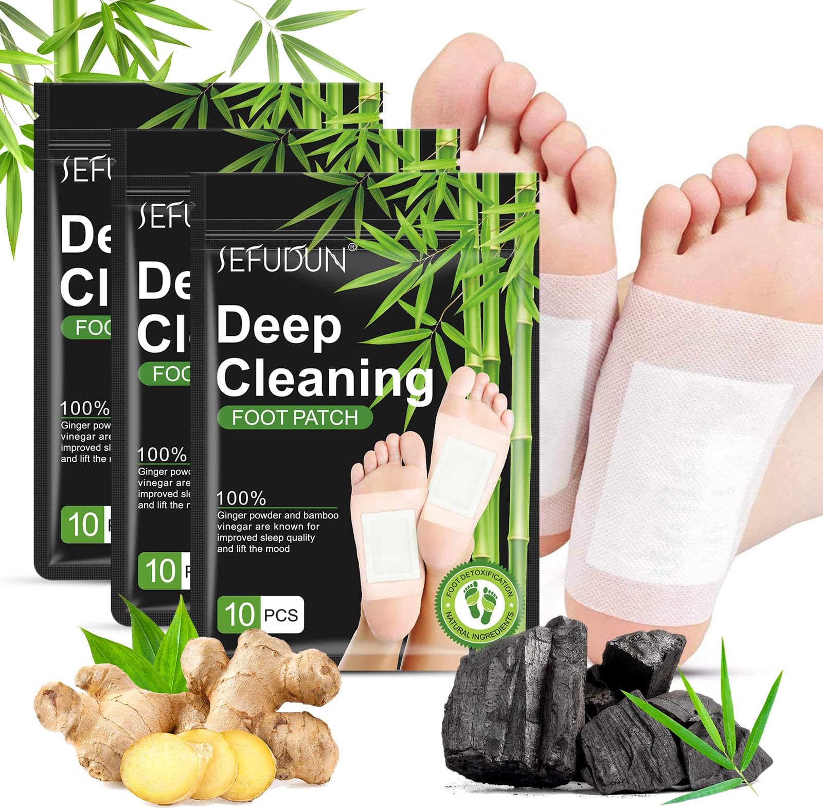 Amazon.com: Nuubu | Deep Cleansing Foot Pads for Better Sleep & Foot Care | Premium Japanese ...