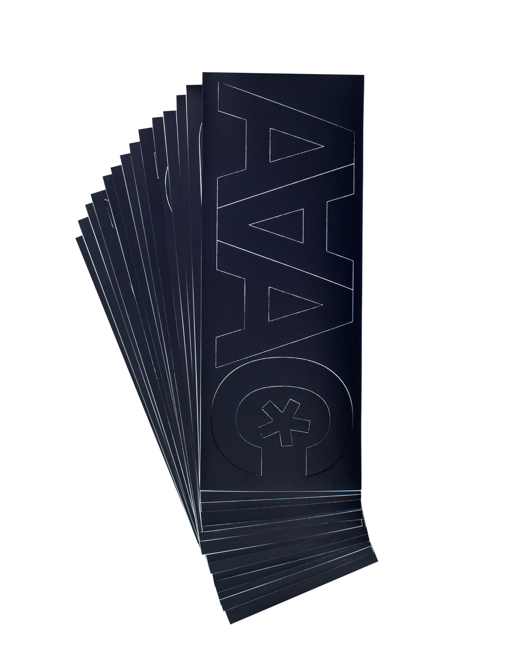 Amazon.com : Westcott LetterCraft Removable Vinyl Letters, Black ...