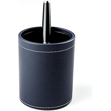 DELMON VARONE – Portapenne in ecopelle "EcoAppleather", blu, ecologico ...
