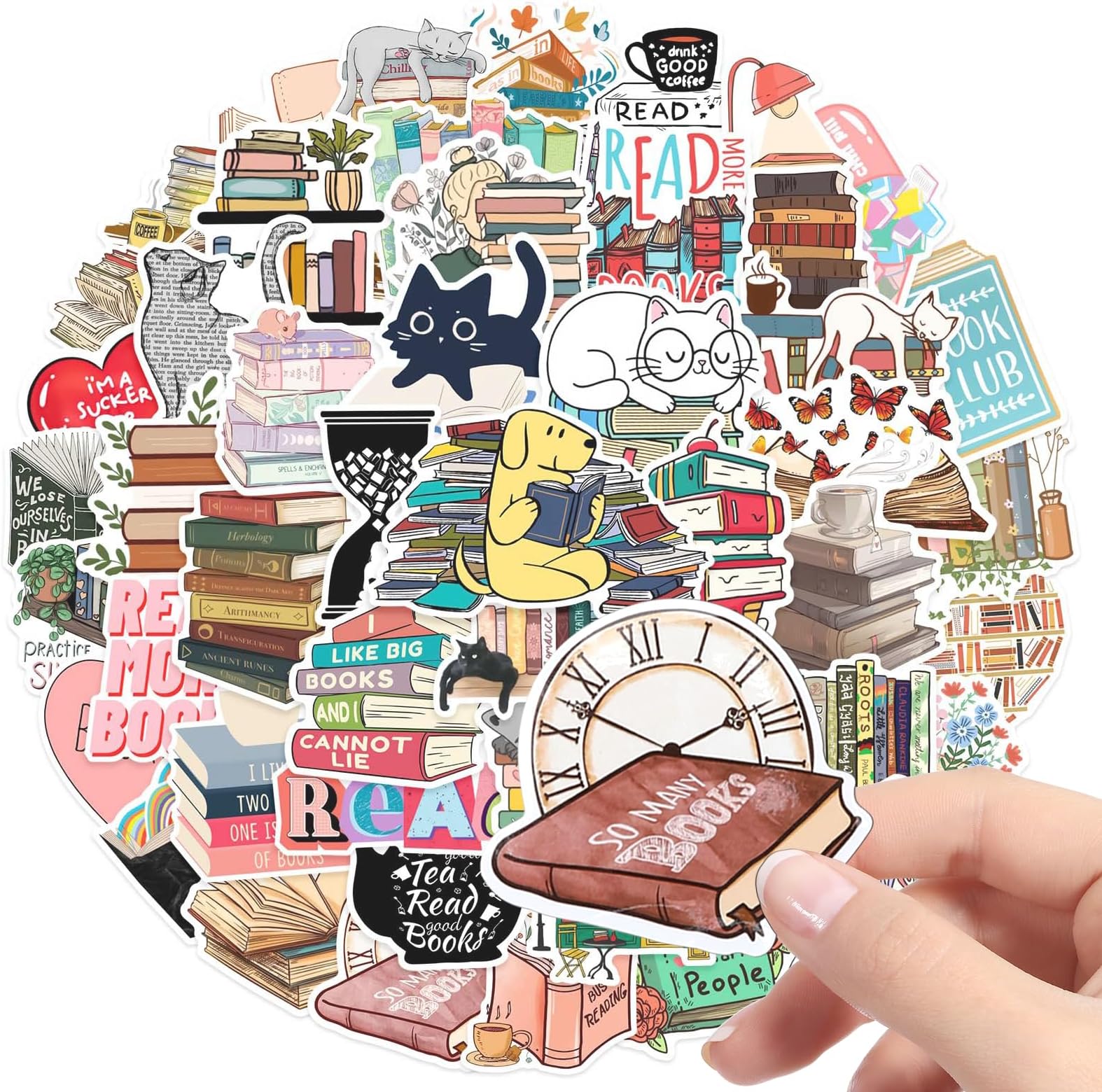 52 Pcs Vintage Stickers - Kindle Stickers, Stickers Aesthetic, Book ...