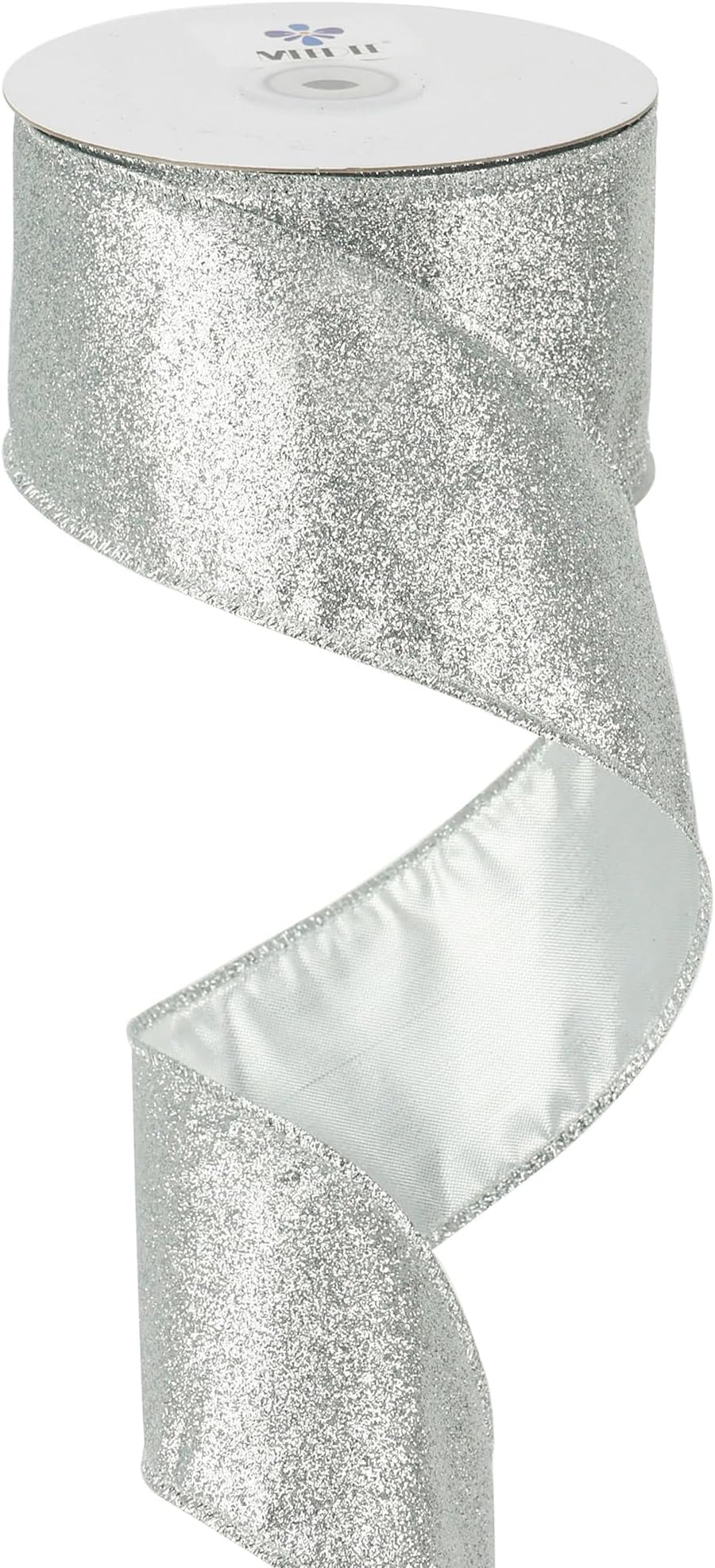 Amazon.com: Morex Ribbon 7435 Cosmic Ribbon, Silver, 2-1/2" x 50 yd ...