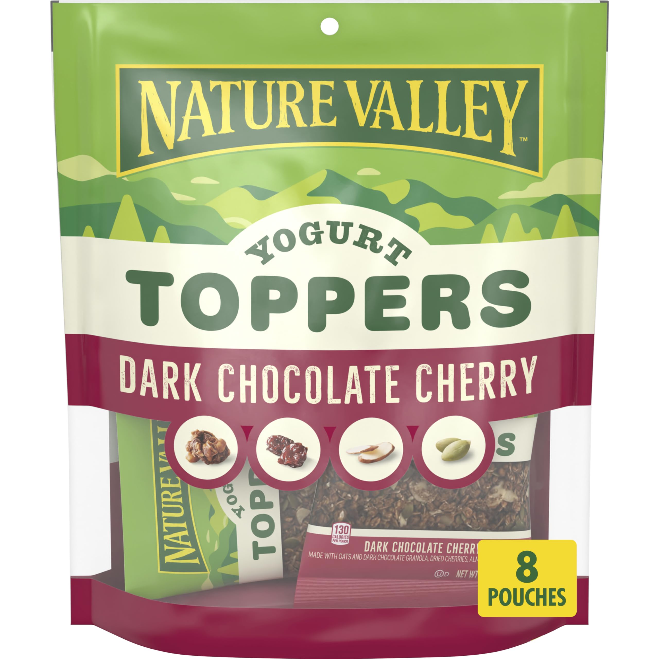 Amazon.com: Nature Valley Yogurt Toppers, Dark Chocolate Cherry, 8 ...