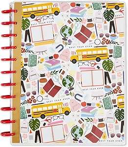 Amazon.com : Happy Planner Monthly/Weekly Big Teacher Happy Planner, 8 ...