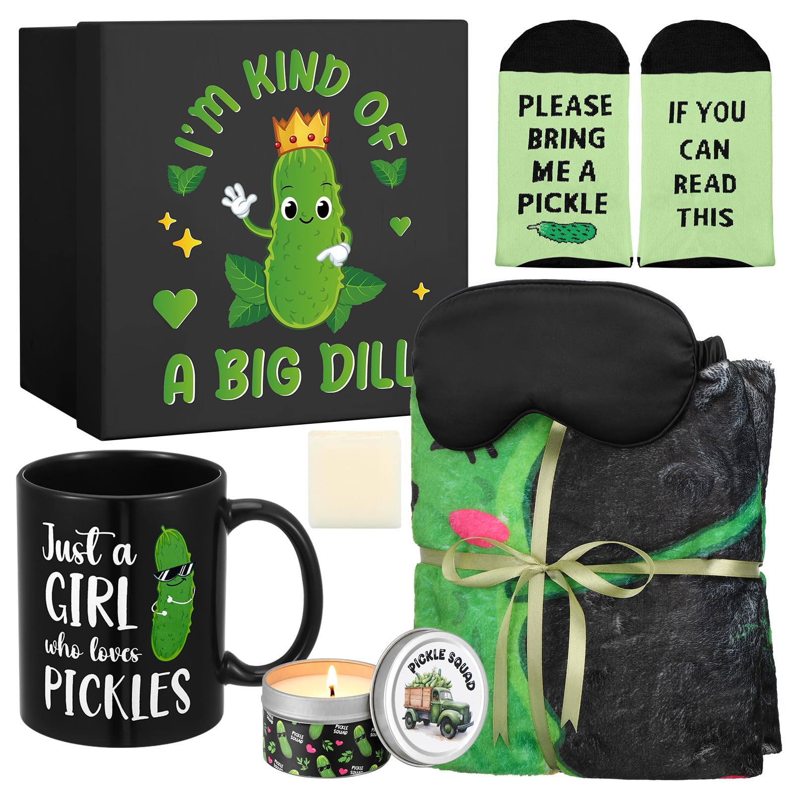 Amazon.com: Ziliny 7 Pcs Pickle Gifts for Pickle Lovers Sending ...