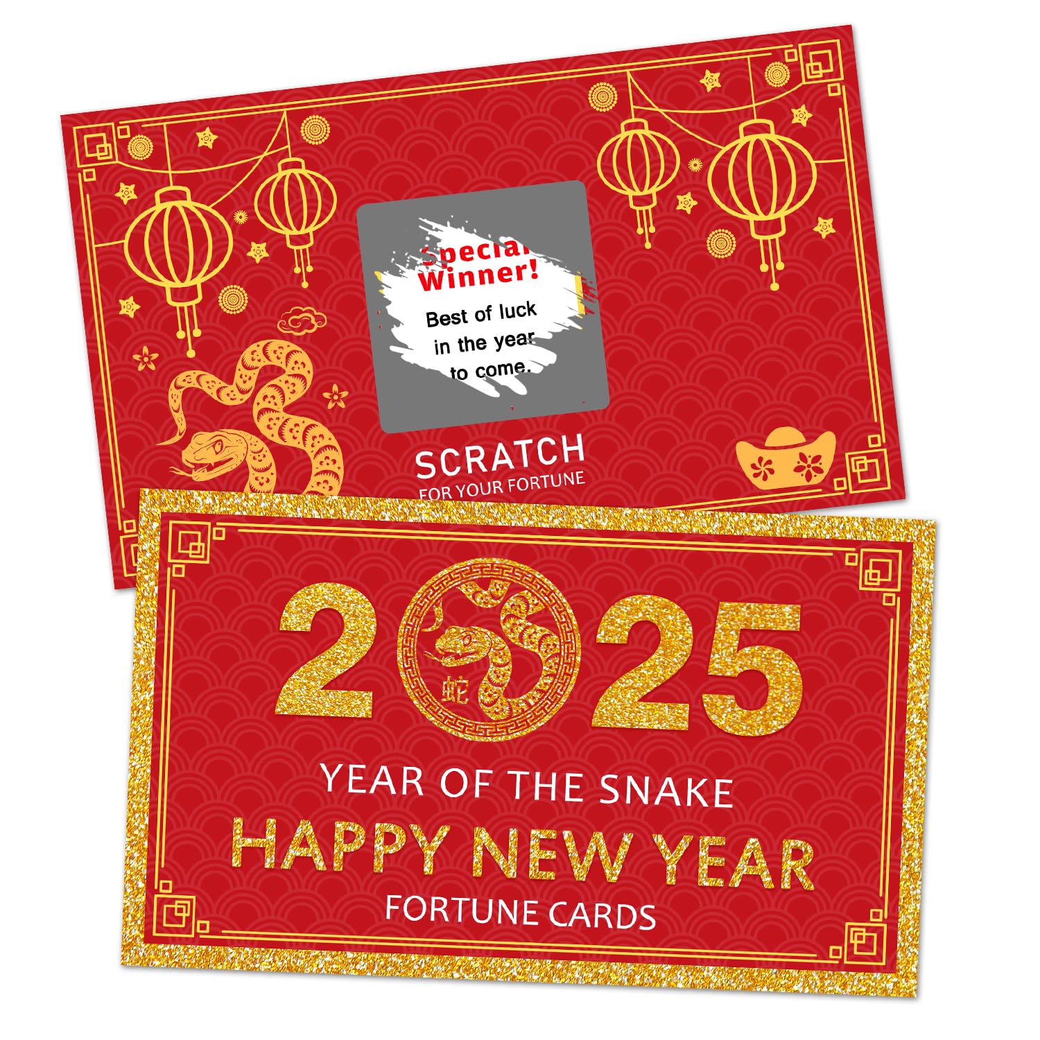 Chinese New Year 2025 Year Of The Snake Party Scratch | Desertcart INDIA