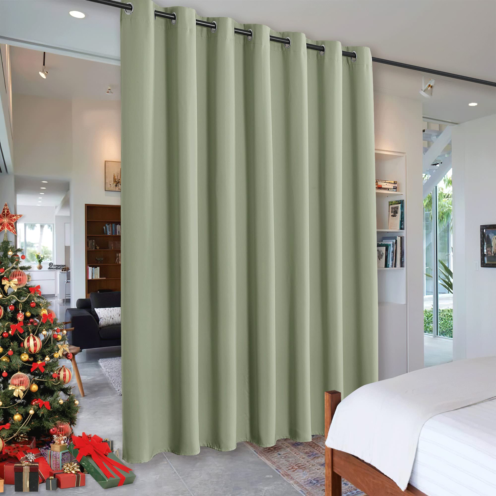 Amazon.com: RYB HOME Privacy Curtain for Sliding Glass Door, Light ...