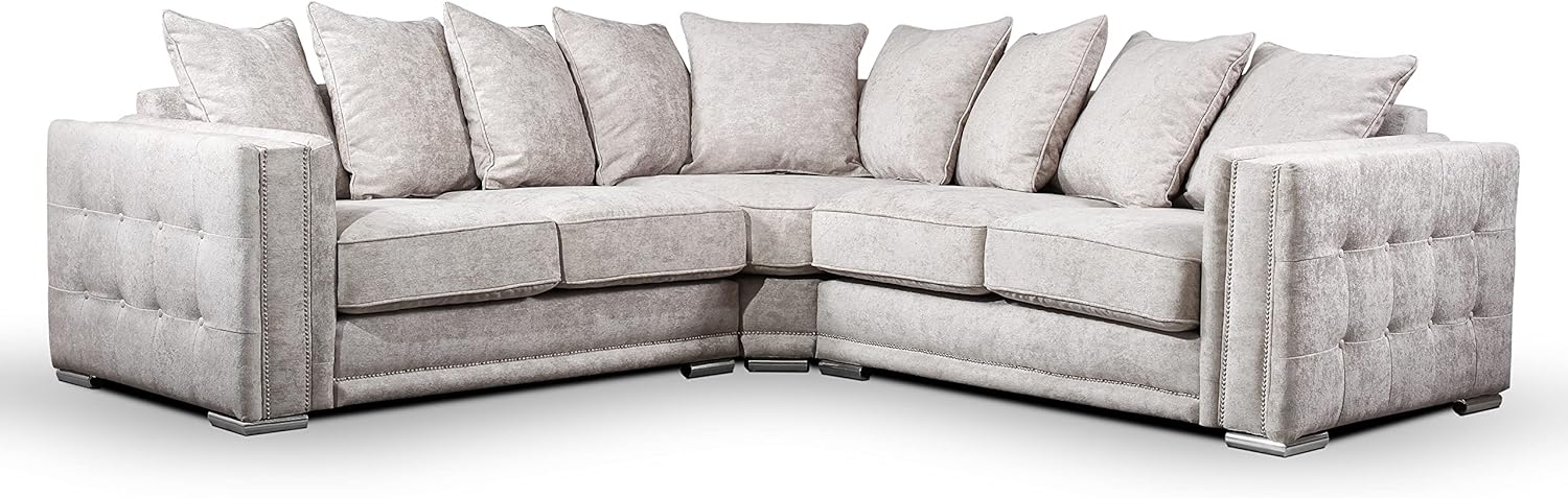 MK Sofas 2C2 Corner Sofa – Premium Quality Alaska Truffle Sofa that ...
