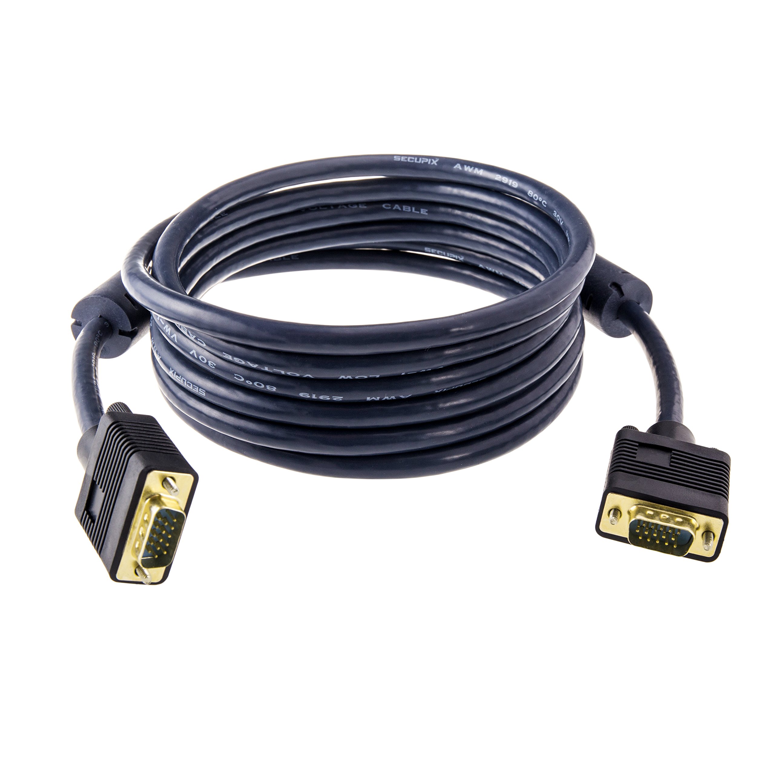 Amazon.com: Projector Cable VGA/SVGA HD15 Male to Male Video Coaxial ...