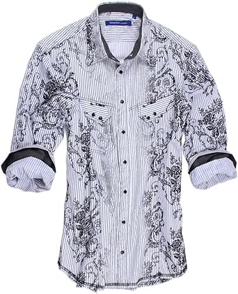 Georg Roth Los Angeles Men's McAllen 70059-001 Long Sleeve Shirt (XXL ...