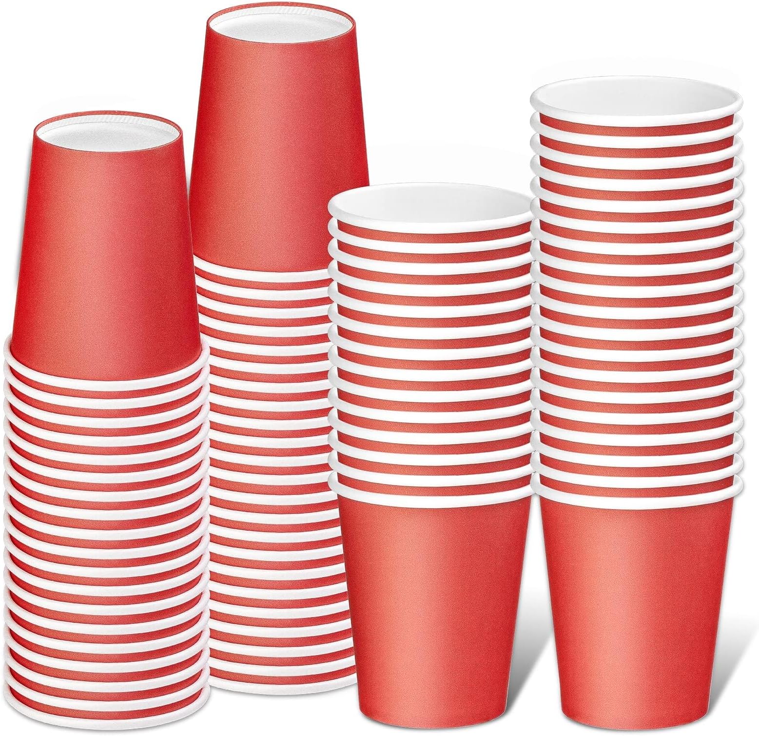 Amazon.com: Colarr 50 Pcs Retro Car Theme Party Cups - Disposable Paper ...