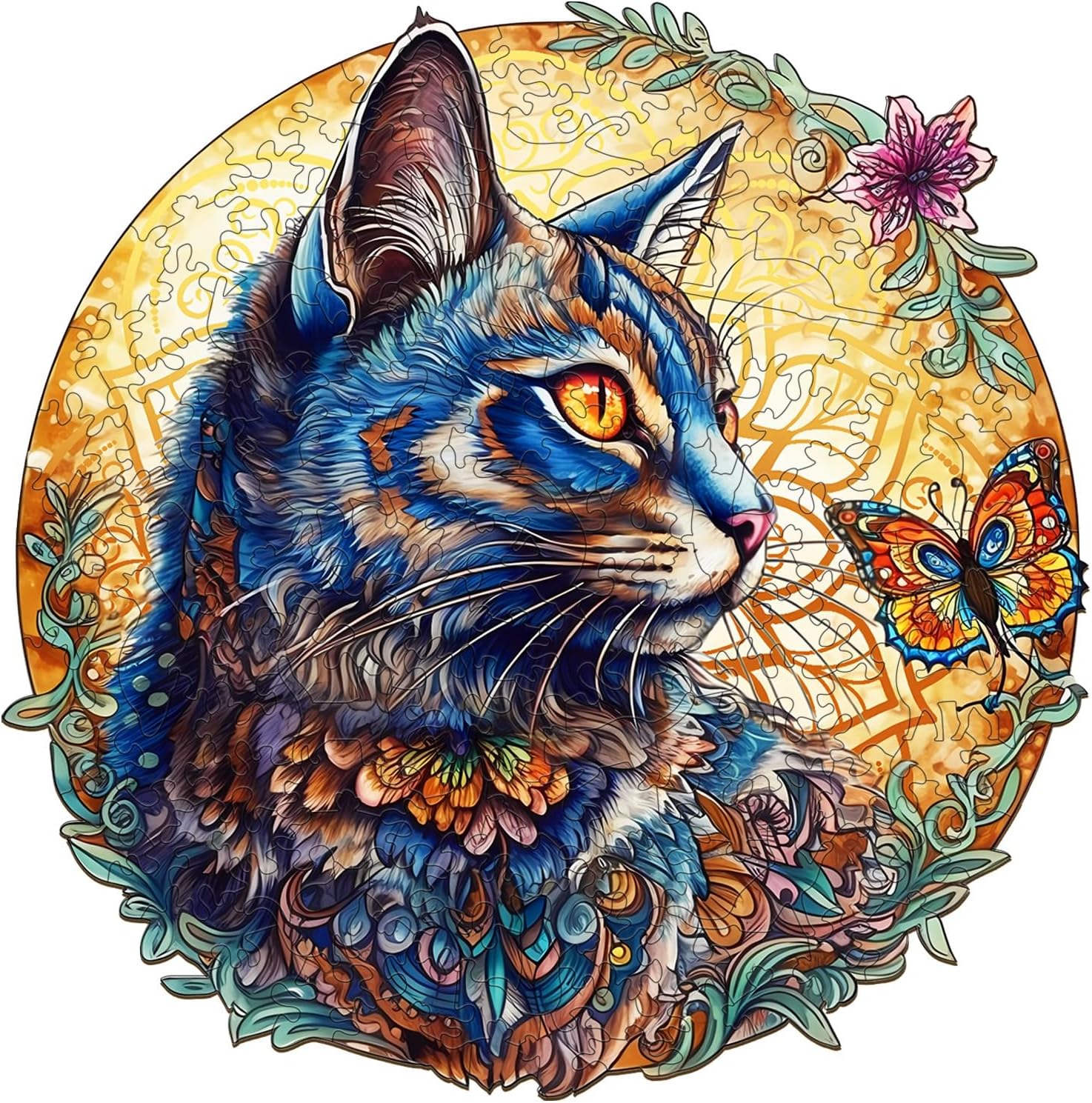 Amazon.com: KAAYEE Wooden Jigsaw Puzzles-Wooden Puzzle Adult Unique ...