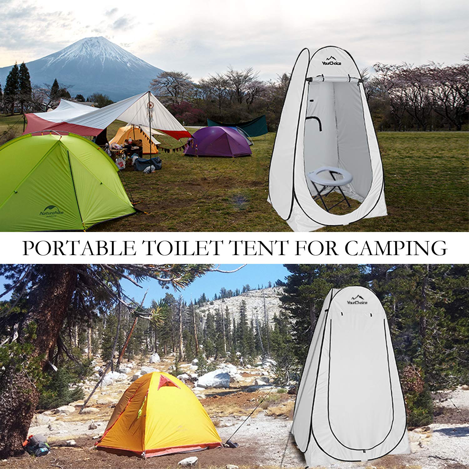 Snapklik.com : Your Choice Pop Up Privacy Shower Tent - Portable ...