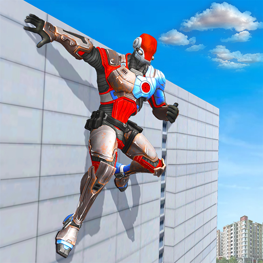 real Flying Robot Hero vs Crime City Aliens: Rescue Game Open World ...