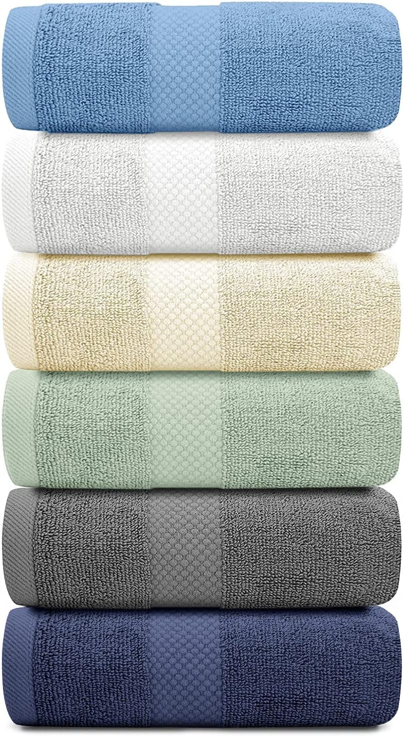 White Classic Luxury Hand Towels for Bathroom-Hotel-Spa-Kitchen-Set ...