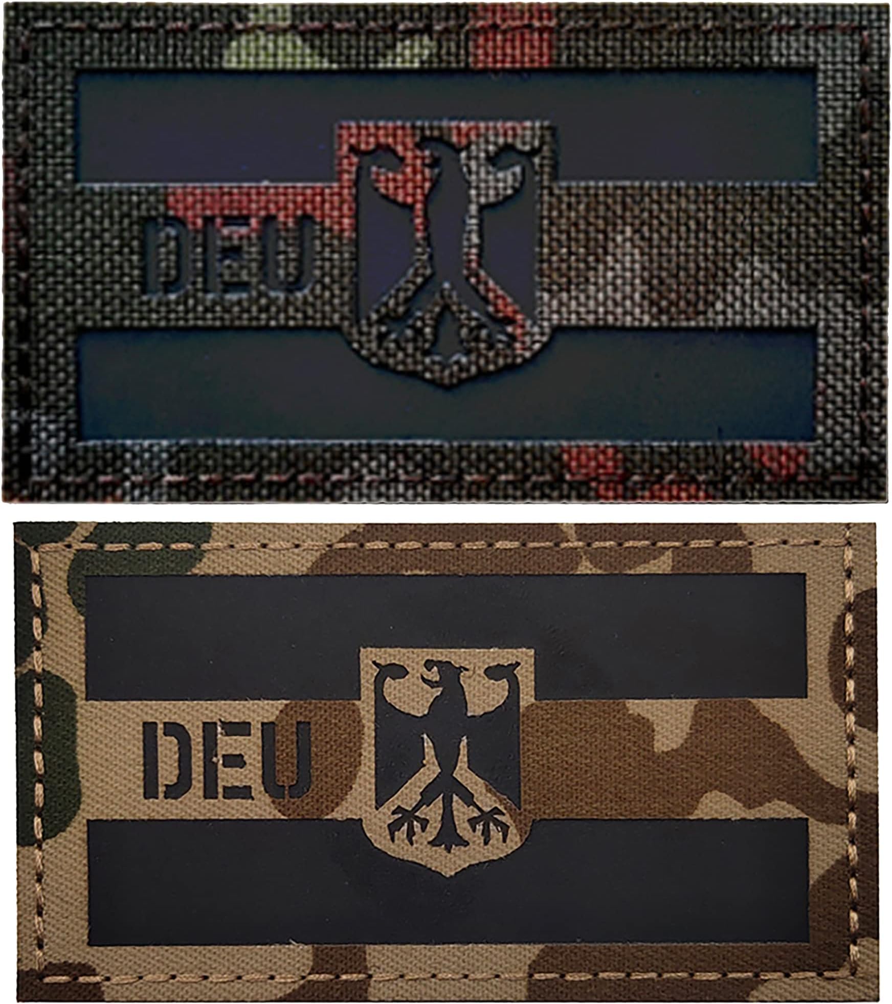 Amazon.com: DEU German Flag IR Infrared Reflective Applique Tactical ...