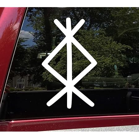 Amazon.com: ION Graphics Peace Viking Rune Symbol Vinyl Window Decal ...