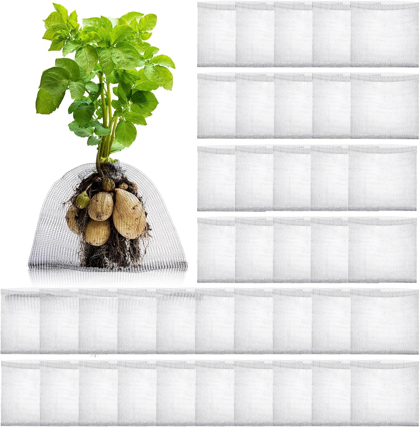 Amazon.com : Nuenen 40 Pcs Large Root Guard Gopher Basket Vole Mesh ...